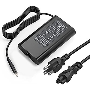 45W 65W USB C Laptop Charger for Dell Laptop Charger Latitude 7420 7370 7380 7390 7275 7280 5420 5430 5290 2in1 7430 7330 9430 3300 3400 3500 3510 5290 Inspiron 14 7437 Power Supply Cord