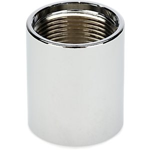 AtlasIED AD-5B 5/8 inch Female Threaded Coupling Adapter - Chrome (2-pack) Bundle