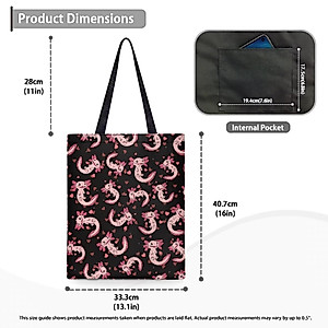 INSTANTARTS Custom Photo Logo Printing Heavy Duty Canvas Tote Bag Can Be Personalized Women Handbag