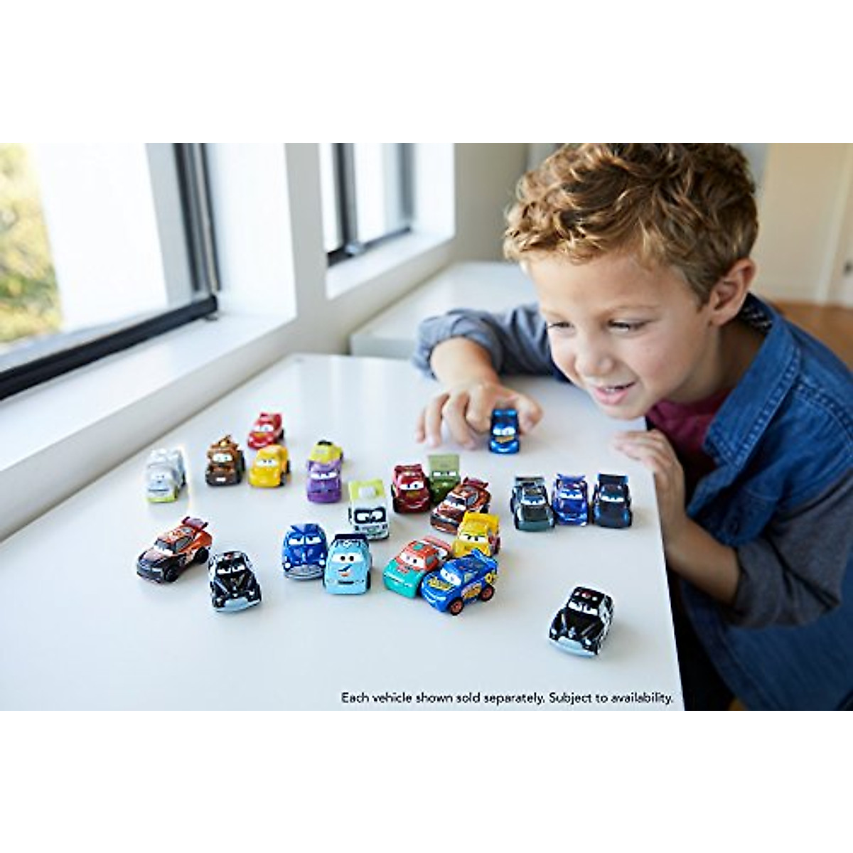 Disney Cars Toys Mini Racers Metal Vehicles, 3 Pack