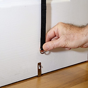 Perfect Curve Purse Rack HPC | Over The Door Purse Organizer | Purse Organizer for Wall | Purse Organizer for Closet | Updated Design | New Clips | Two Straps | Holds Up to 18 Bags | Black