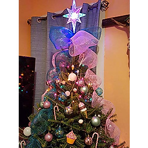 Floral Supply Online - 10 inch x 30 feet Red Metallic Mesh Ribbon. The Exclusive Metallic Red Mesh with A Unique Touch of Color and Sparkle.