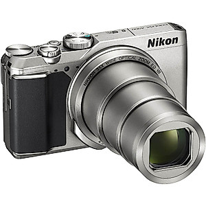 Nikon 26505B COOLPIX A900 20MP 4K WiFi Digital Camera w/ 35x Optical Zoom Silver + 16GB Deluxe Bundle - (Renewed)