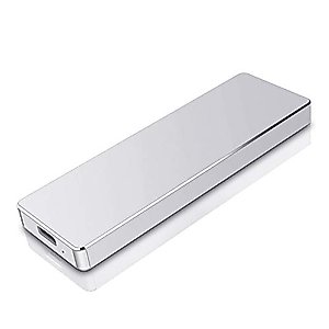 External Hard Drive 2TB Type C USB3.1 for PC, Mac, Desktop Computer Wii U, Xbox (2to, Silver)