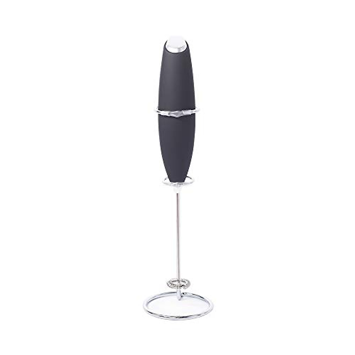 Mr.YD Electric Milk Frother Foam Mixer With Stainless Steel Stand & Whisk Operated Drink Mixer