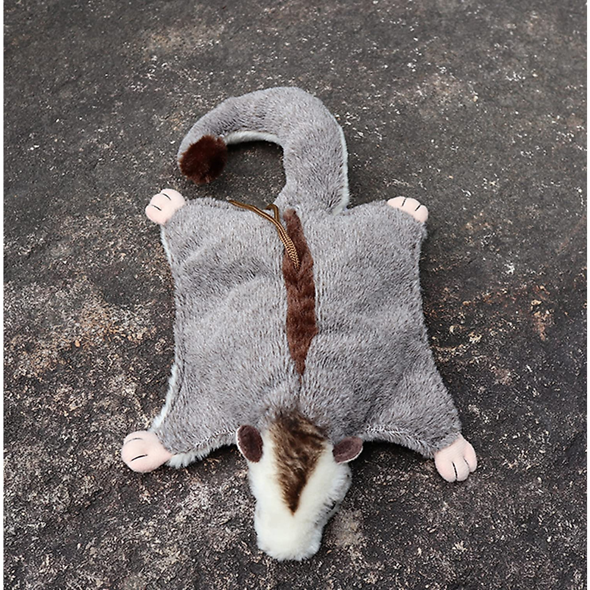 ZHONGXIN MADE Sugar Glider Plush - Realistic Sugar Glider Stuffed Animal, 8.5 inch Plush Toy, Furry Stuff Gifts for Kids
