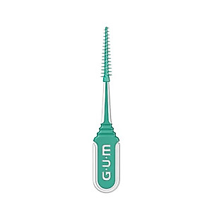 GUM Soft-Picks Comfort Flex, Easy to Use Dental Picks for Teeth Cleaning and Gum Health, Disposable Interdental Brushes with Convenient Carry Case, Dentist Recommended Dental Floss Picks, 80ct