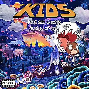 by The Royal Kanye West & Kid Cudi Kids See Ghosts 12 x 18 inch Poster Rolled