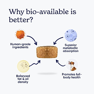 Willo All-in-1 Multifunctional Supplements for Dogs - with Glucosamine, Omega 3's, Essential Vitamins | Joint Support, Gut & Immune Health, Skin & Coat, Heart Health | 90 Soft Chews