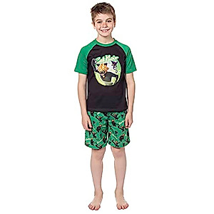 INTIMO Miraculous: Tales of Ladybug & Cat Noir Boys' Character Sleep Pajama Set Shorts (14/16)