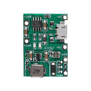 5PCS 3.7V 4.2V Lithium Liion Battery Charger Board Adjustable DC-DC Step Up Module Boost Charge Discharge Integrated Module TP4056 DIY Kit Parts