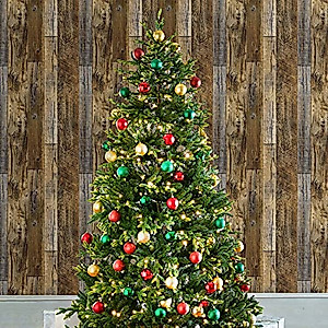 17.71''×118'' Distressed Wood Plank Wallpaper Peel and Stick Rustic Wood Grain Pattern Wall Paper Removable Self Adhesive Brown Shiplap Vinyl Film Decorative Wooden Look