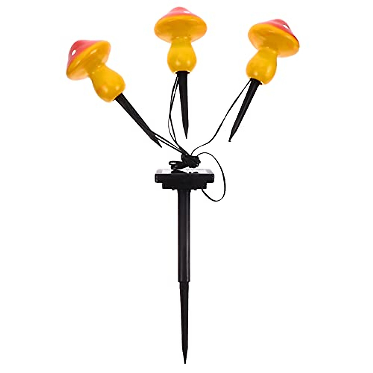 SOLUSTRE Mushroom String Light LED Solar Stake Lights Yard Lawn Garden Night Light Landscape Path Light Garden Decorations for Patio Lawn Driveway
