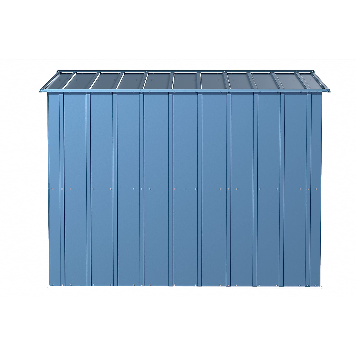 Arrow Classic Steel Storage Shed, 8x8, Blue Grey