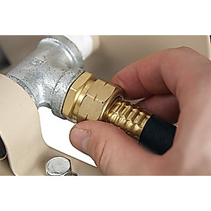 Liberty Garden 870-M1-2 Industrial 4-Wheel Garden Hose Reel Cart, Holds 300-Feet of 5/8-Inch Hose - Tan