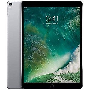 Mid 2017 Apple 10.5 inches iPad Pro (256GB, Wi-Fi + 4G LTE, Space Gray) (Renewed)