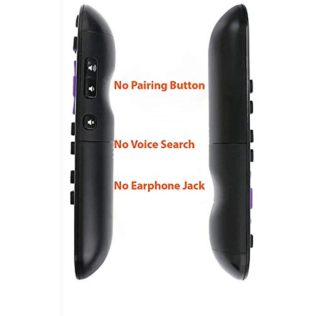 Universal Remote Control Compatible with All Hisense-Roku TV & Sharp-Roku TV Remote, No Setup Required