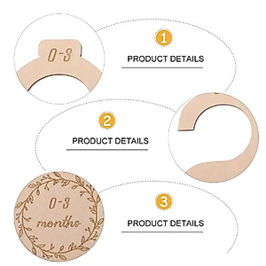 Baby Closet Dividers, Adventure Baby Closet Dividers by Month, Nursery Closet Organizer Wooden Newborn Wardrobe Divider Kids Clothes Divider to Arrange Clothes with Separator by Size (7 Pack)