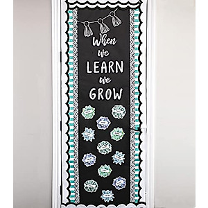 Schoolgirl Style - Simply Stylish | When We Learn We Grow Bulletin Board Set