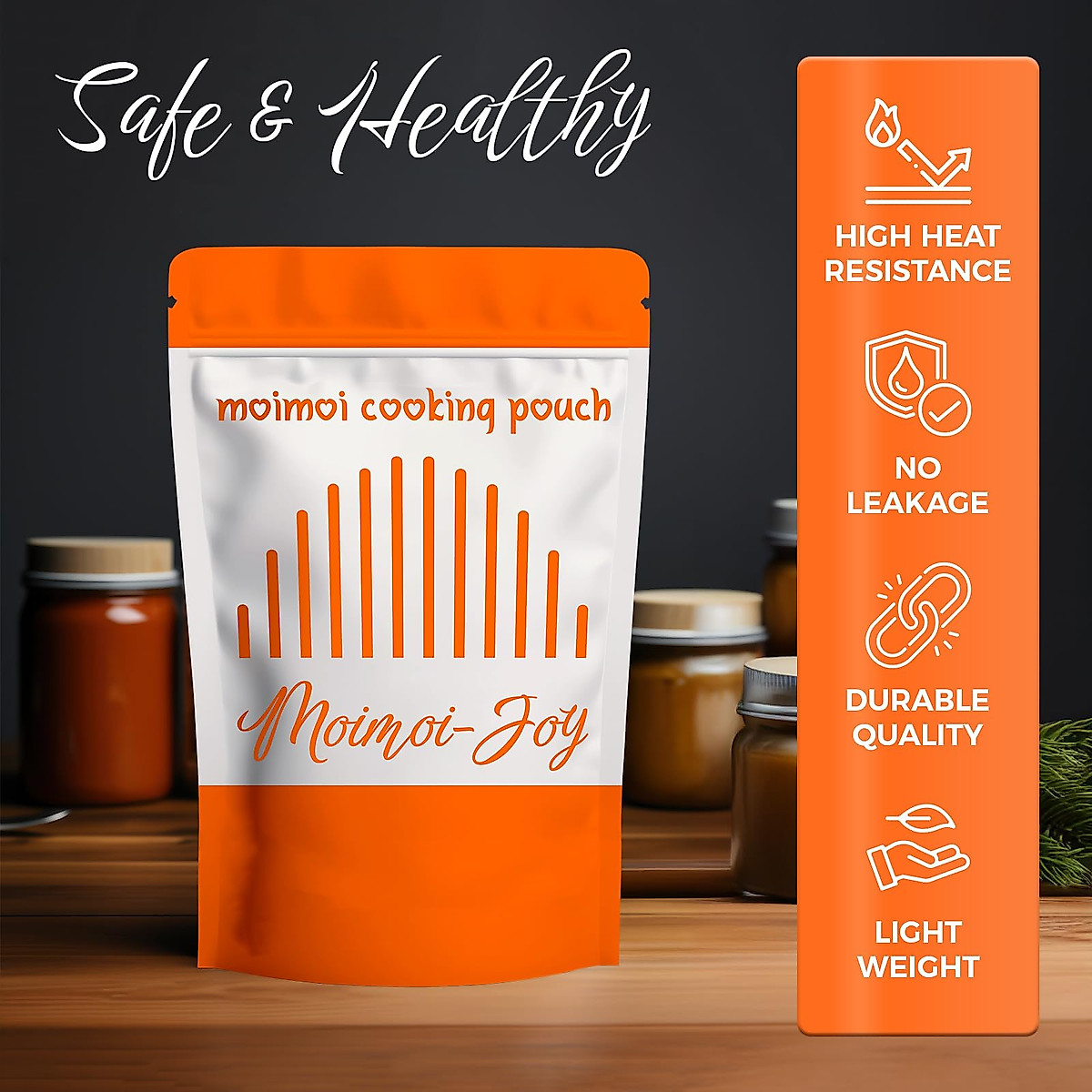 MoiMoi Cooking Pouch Pack of 100 - Perfect for Moi Moi, Ekuru, Agidi, Eko, Ogi, & More - Cut Cooking Time by 80% - BPA-Free, Reusable Bags