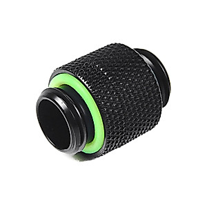 Barrow G1/4" Male To Male Extender Fitting, Rotary, Black