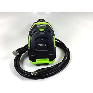 Zebra Series Rugged Corded Handheld Standard Range Linear Imager with High-Current Shielded USB Cable, Industrial Green (LI3608-SR3U4600VZW)