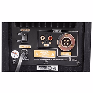 Rockville TM150B Black Home Theater System Tower Speakers 10" Sub/Bluetooth/USB