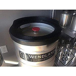 Half-Barrel Keg Stacker - Safely Stack Half-Barrel Kegs (Most Common Keg Size) with these Durable Stacking Rings. Keg Stackers Will Double Your Walk-In Cooler's Floor Space.