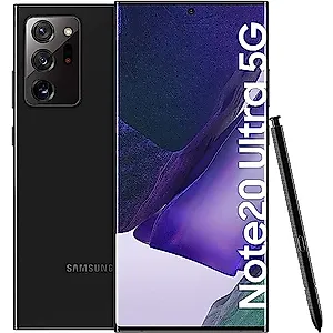 Samsung Galaxy Note 20 Ultra SM-N986B/DS, Dual SIM 5G, International Version (No US Warranty), 12GB+256GB, Mystic Black - Unlocked