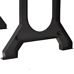 YPWRENH Side Tables Office Tables Dining Table Solid Fir Wood Top 48 "x25.6 x32.3 for Dining Room, Kitchen or Living Room