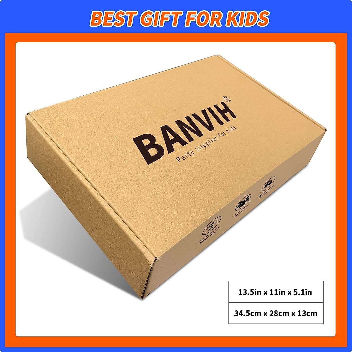Banvih 10 Small Gun Set for Nerf Party Supplies and Favors, Suitable for Boys' Birthday Bulk Nerf War Party Pack Bundle - Equipped: 10 Mini Pistol Blasters, Goggles, Masks, Wristbands, 200 Foam Darts