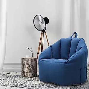 RFSHOP Bean Bag Chair, Bean Bags for Classroom, Bean Bag Chair Without Filling, Durable Polyester Nylon Blend Washable Ultra Soft Fine-Lint Cotton and Quality Fabric Beanbag Cover Without Fillings