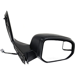 Kool Vue Driver & Passenger Side Power Heated Mirrors for Ford Transit Connect 2014-2022 With Spotter Glass Textured