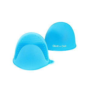 Elliott & Dub Foldable Dutch Oven Lid Stand, Pot Stand for Campfire Cooking Complete with Heat Resistant Silicone Mitt