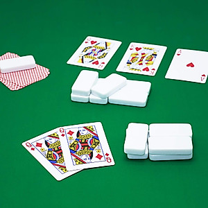 plusvivo Mahjong Mat Anti Slip and Noise Reduction Table Cover for Mahjong Paigow Poker Dominos 32.6" x 32.6"(83cm x 83cm) Green