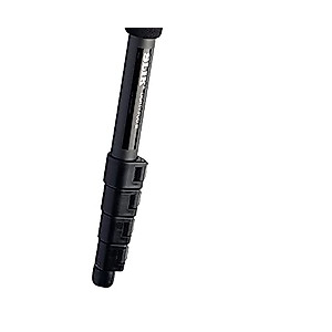 SLIK Lighty Pod III 5-Section Monopod with Mini Ballhead - Supports 6.6 lbs (3 kg), for Mirrorless/DSLR Sony Nikon Canon Fuji Cameras and More - Black (618-719)