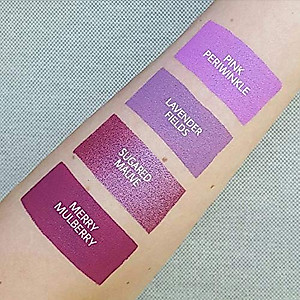 Aromi Sugared Mauve Metallic Liquid Lipstick, Purple Pink Lip Color with Shimmery Finish, Raspberry Mulberry Lipstick, Long-Lasting, Smudge Proof (Sugared Mauve)