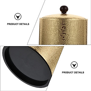 DOITOOL Double Wall Stainless Steel Insulated Ice Bucket with Lid and Ice Tongs for Home Bar Chilling Beer Champagne and Wine Golden