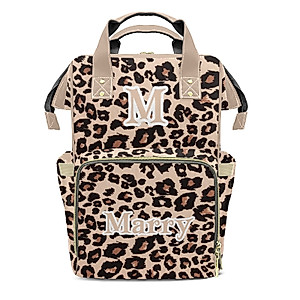 ZAACUSTOM Diaper Bag Personalized Baby Diaper Bag Backpack with Name, Custom Diaper Bags for Baby Girl Boy, Large Capacity, Waterproof, Stylish, Multifunction, Adjustable Shoulder Straps