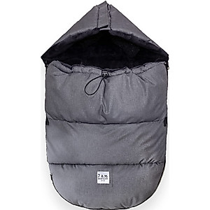 7AM Enfant Universal Stroller Footmuff - Water Repellent Winter Bunting Bag for Strollers & Car Seats, Soft Micro-Fleece & Plush Lined Stroller Footmuff for Baby Boy & Girl | TundraPOD