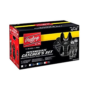 Rawlings | RENEGADE 2.0 Catcher's Set | Baseball | NOCSAE Certified | Intermediate Ages 12-15 | Navy/Silver