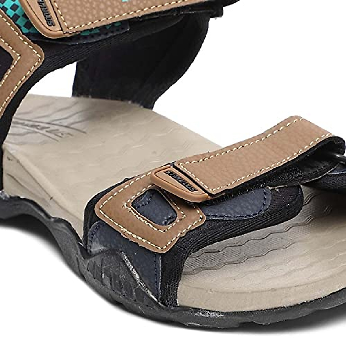 Paragon Stimulus Men/Women's Adjustable Strap with Arch Support Sandals (Beige, numeric_8)