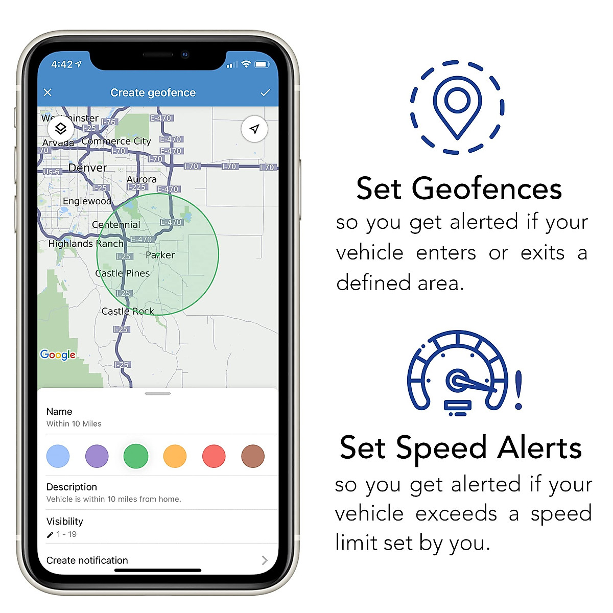 Lightning GPS GL300 Car Tracker Device for Vehicles with Magnetic Case - Subscription Required GPS Tracker for Vehicles - Fleet GPS Tracker Automotive Tracking Device - Cars Hidden GPS Tracking Device