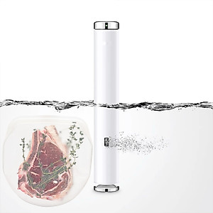 Elkanah Quart Reusable Sous Vide Bags Silicone Sous Vide Reusable Bags|100% Platinum Food Grade Silicone|Medium 35 Fl Oz|Clear-Set of 2