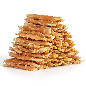 MON2SUN Rawhide Free Dog Treats, 4 Inch Chicken Wrapped Cod Fillet Dog Snacks for Small Dogs, Soft and Training Treats, 20oz (56 Count-Pack of 1)