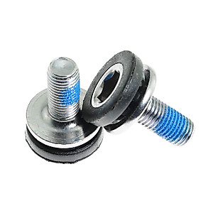 Maxmoral 4pcs M8x15mm Mountain Bike Hex Head Crank Arm Bolts Bicycle Axle Bolt Waterproof Screw