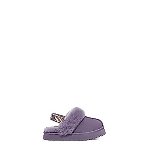 UGG Unisex-Child Funkette Slipper, Lilac Mauve, 1 Little Kid