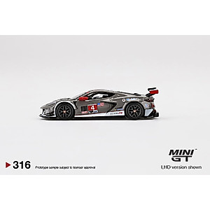 Mini GT Chevy Corvette C8.R 4 IMSA Sebring 12Hrs (2021) Limited Edition to 3600 Pieces Worldwide 1/64 Diecast Model Car by True Scale Miniatures MGT00316