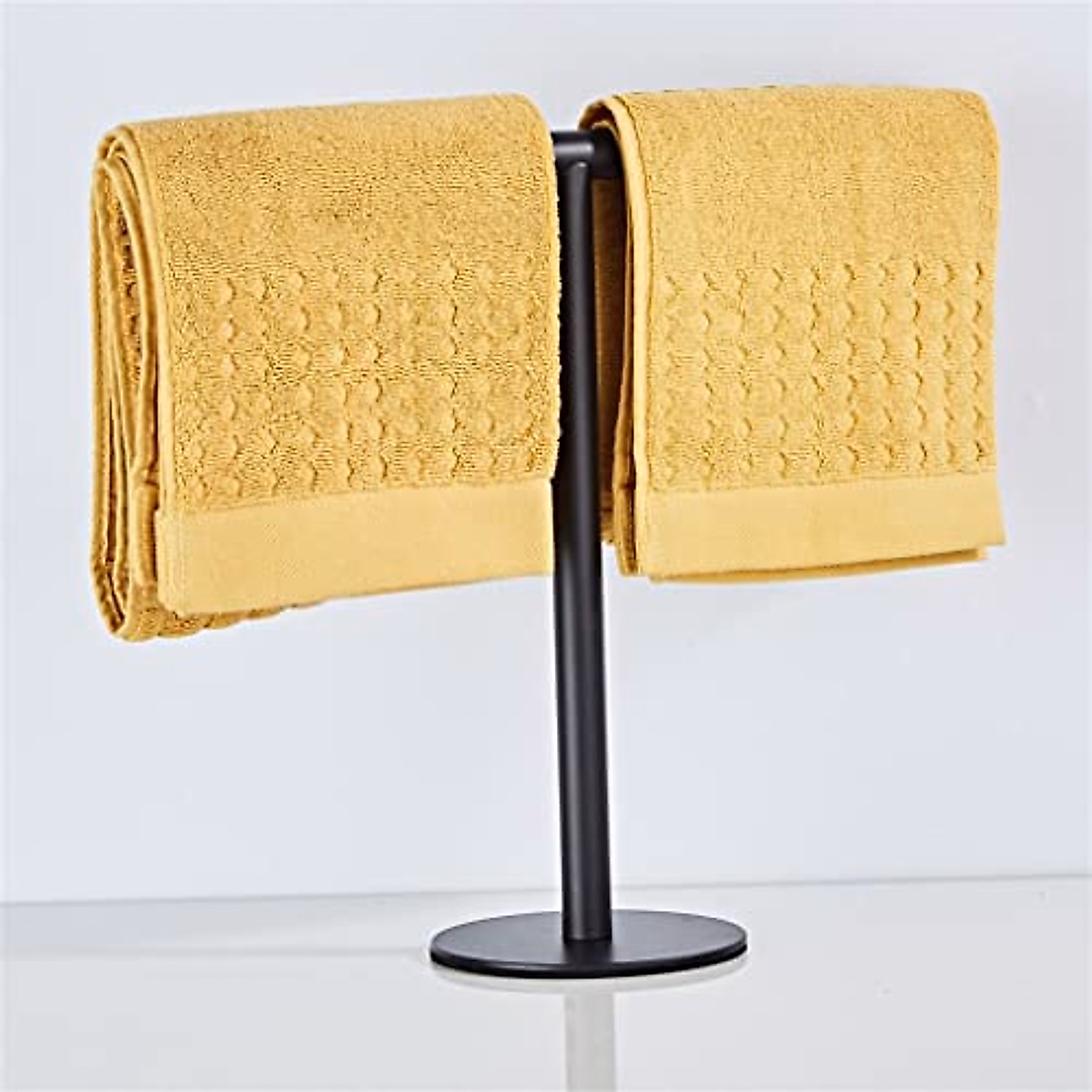 MFCHY Movable Free-Standing Hand Towel Holder Standing Tree Rack Bath Towel Stand Bathroom Vanities Countertop