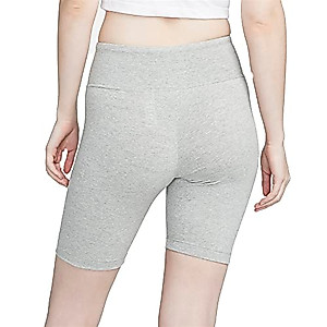 Nike Sportswear Leg-A-See Women's Bike Shorts (as1, Alpha, m, Regular, Regular, Dark Grey Heather/Black)